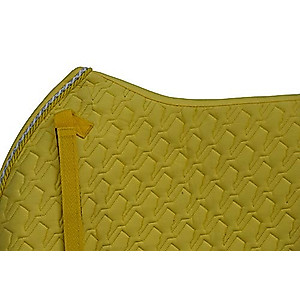 Rhinegold Unisex's 413-C-YELL Performance Saddle Cloth, Yellow, Cob