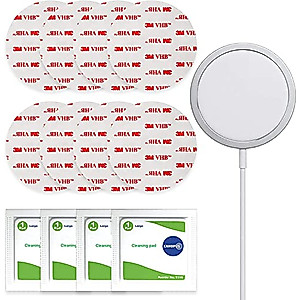 CANOPUS Sticky Adhesive Pads, 4941 Discs, 3.2” Diameter Circles, Double Sided Acrylic Pads to Mount Phone Holders GPS Socket or Toys to Dashboards and Windshields, Gray, 8 Pack, Made in USA