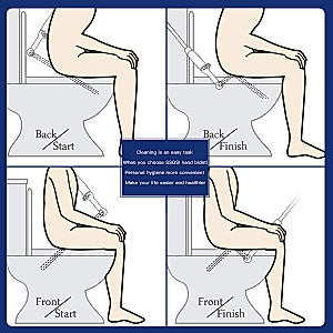 Handheld Bidet Sprayer for Toilet,Soosi 90°Precision Pressure Control (Jet/Soft) Spray Hand Held Bidet for Toilet Baby Cloth Diaper Sprayer Brass Valve Core w/Ceramic Disk Seals Wall&Toilet Mount