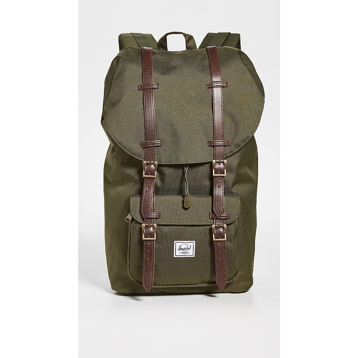 Herschel Little America Laptop Backpack, Ivy Green/Chicory Coffee, Classic 25.0L
