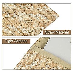 Freie Liebe Straw Clutch Bag for Women Summer Clutch Purses Beach Envelope Wallet Woven Handbags