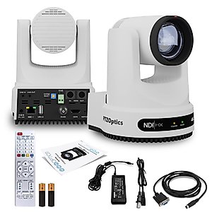 PTZOptics Move 4K SDI/HDMI/USB/IP PTZ Camera with 12x Optical Zoom (White) (PT12X-4K-WH-G3)