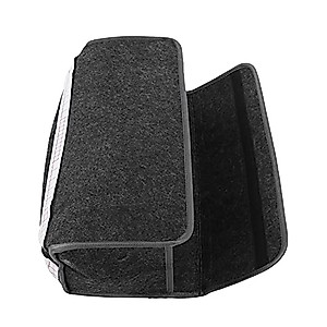 Dawnleague Felt Storage Box Portable Foldable Car Trunk Organizer Case Auto Interior Tidying Container Bag