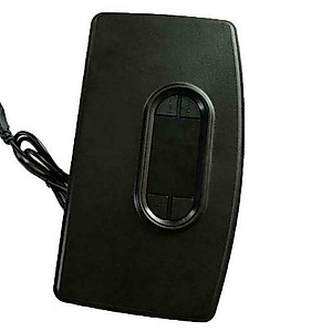 Electric Fireplace, 1000w Portable Electric Fireplace Stove Heater Freestanding 3D Flame Log Burner Warmer with 3 Speed Adjustable for Indoor Use