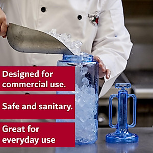 Chef Master Large Food Chiller, 155.5 Oz Plastic Cold Paddle for Cooling Hot Soups, Stews & Other Hot Liquids in Kitchens & Restaurants, Chilling Utensils for Hot Soup for Catering, Parties 90252