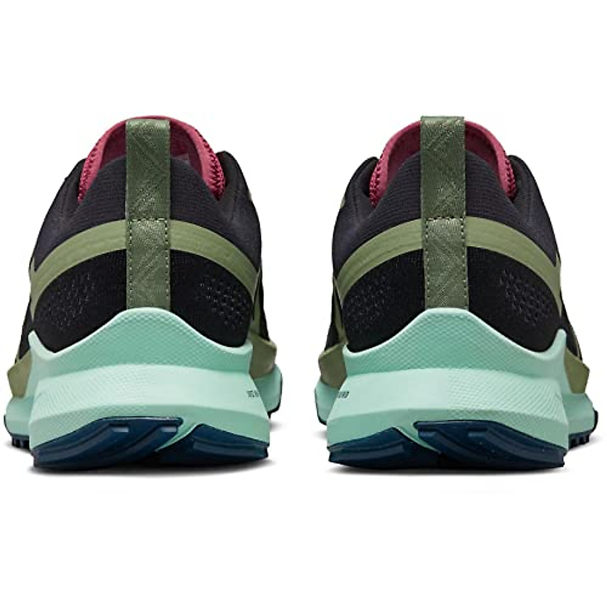 Nike Men's React Pegasus Trail 4, Black/Alligator-Canyon Rust, 15 M US