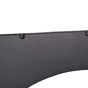 ECOTRIC Tandem Trailer Fender Skirt for RVs Campers and Trailers - Black