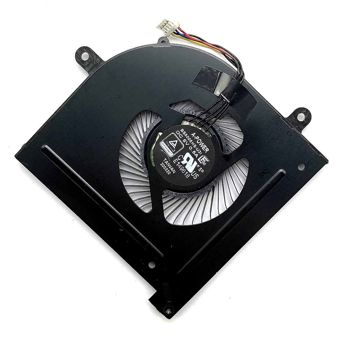Replacement CPU+GPU Cooling Fan for MSI Stealth Pro GS63 GS63VR GS73 GS73VR 6RF 7RF Black Fan BS5005HS-U3I BS5005HS-U3J Pair Fans