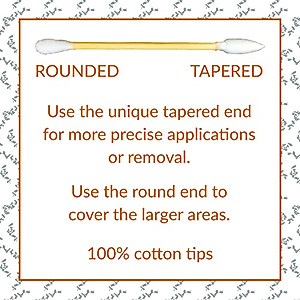 Evriholder Glass Container Cotton Swab Canister, White