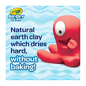 Crayola Air Dry Clay 2.5 Lb Bucket, White