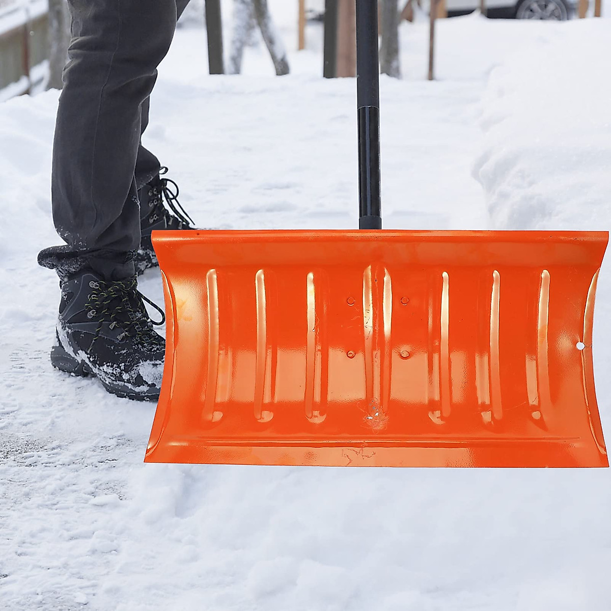 DECHOUS Snow Shovel Accessories Car Snow Removal Tool Snow Shovel for Car Sand Mud Removal Tools Car Gadgets Outdoor Broom Frost Removal Shovel Barn Shovel Head Iron The Snow Draft Board