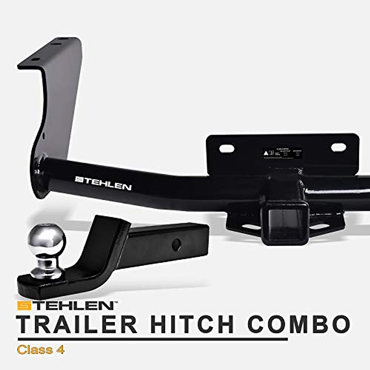 Stehlen 733469492283 Class 4 Trailer Hitch Receiver 2" with Loaded Ball Mount for Ram 1500 2009-2018 / Classic 2019-2022