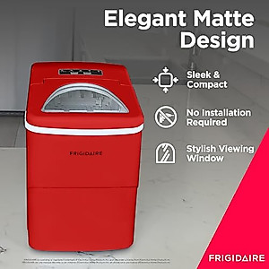 Frigidaire EFIC108 Counter top Portable, 26 lb per Day Compact Ice Maker Machine