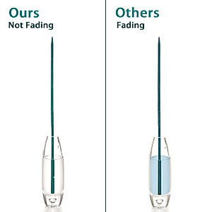 Green Bamboo Plant Stakes, Plant Sticks Support for Indoor and Outdoor Plants, Garden Wood Sturdy Bamboo Sticks, Floral Plant Support Stakes for Garden Plants 25 Pack（15 Inches）