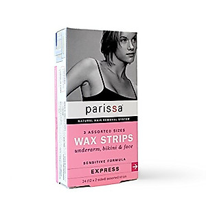 Parissa Assorted Size Wax Strips (24 strips), Pack Of 3