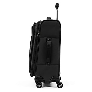 Travelpro Tourlite Softside Expandable Luggage with 4 Spinner Wheels, Lightweight Suitcase, Men and Women, Black, Carry-On 21-Inch