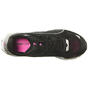 PUMA womens Ultraride Cross Trainer, Puma Black-metallic Silver, 8 US