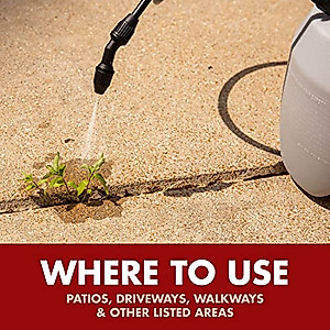 Spectracide Weed & Grass Killer Concentrate, Use On Driveways, Walkways and Around Trees & Flower Beds, 64 fl Ounce