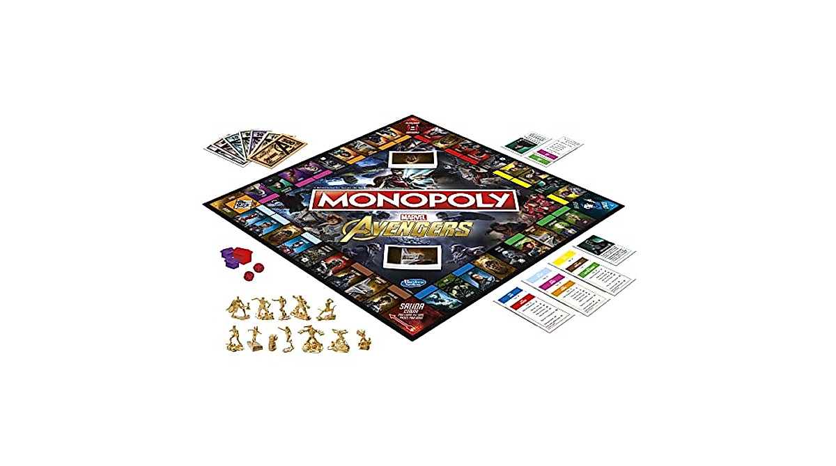 Monopoly Marvel Avengers Edition: Collect Heroes, Battle Thanos!