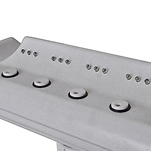 INLIFE Waterfall Swimming Pool Fountain with 12 LED Lights,Cascade Swimming Pool Fountain for Garden Outdoor