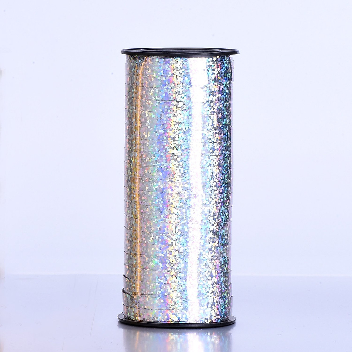 Outus Crimped Curling Ribbon Roll Silver Balloon Ribbons for Parties, Festival, Florist, Crafts and Gift Wrapping, 5 mm, 100 Yard
