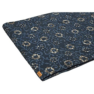 Cotton Quilt Men's Sewing Fabric Hand Block Print Cotton Voile Faric,20 YardVegetable Blue CDHAMCOM-CTDB00147