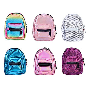 REAL LITTLES RLITTLES01B Mini Backpacks, Multicolored, 8.6 x 12.5 x 5.8cm