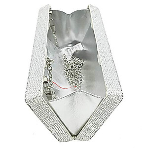 DDQYYSPP Novelty Poker Card Queen Evening Bags and Clutches for Women Crystal Clutch Bag Rhinestone Handbags Party Purse