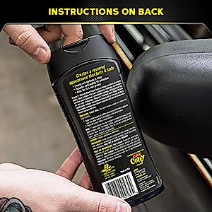 Meguiar's Ultimate Black Plastic Restorer - Restores Black Plastic & Faded Trim Pieces While Adding Durability & UV Protection - 12 Oz