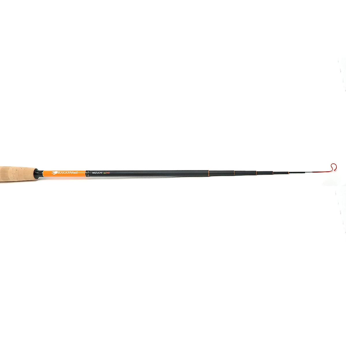 DRAGONtail MIZUCHI zx340 Zoom Small Stream 3 Length Tenkara Rod (with Furled Line Starter Kit)