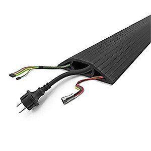 Cable Man Floor Cord Cover and Cable Protector for Cable Management, 3 in. x 5 ft., Gray, 6000-G5C