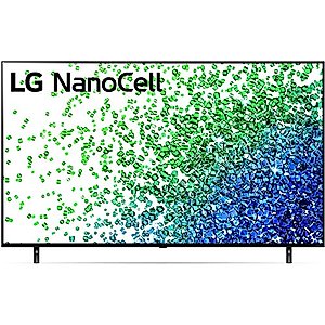 LG NanoCell 80 Series 50” Alexa Built-in 4k Smart TV (3840 x 2160), Refresh Rate 60Hz, AI-Powered 4K Ultra HD (50NANO80UPA, 2021)