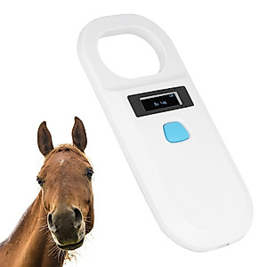 OPPWONG Pet Microchip Scanner, Rechargeable Pet Dog Chip Scanner Pet Chip Scanner Animal Microchip Reader Data Storage Microchip Reader for Dog Animal Poultry Cat Management