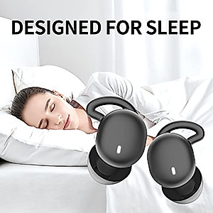 Bluetooth Sleep Headphones Mini True Wireless Noise Reduction Sleeping Earbuds,Comfortable Invisible Earphones Sleep Headsets for Side Sleeper, Workout