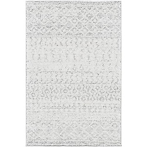 Livabliss Chester Boho Moroccan Area Rug,6'7" x 9',Grey