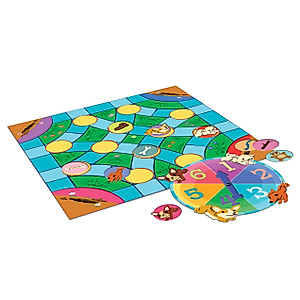 eeBoo: Puppy Fuffle Board Game, Develops Counting, Patience and Problem Solving Skills, A Basic Skills Board Game, Perfect for Ages 4 and up, for 2 to 4 Players