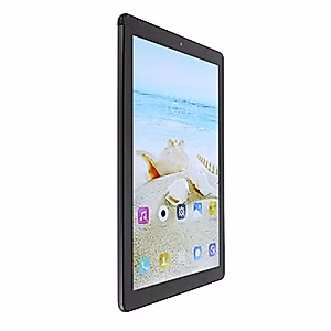 Dual SIM Tablet, Octa Core Black 128GB Expandable 5G WiFi HiFi Speaker HD 10.1 Inch Tablet for Work for Travel (US Plug)