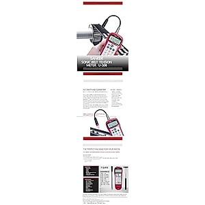 Sonic Belt Tension Meter U-508 SANKER Belt Tension Tester Tensiometer with Frequency Range 10Hz to 5000Hz Tension Range 0.01 to 99900N