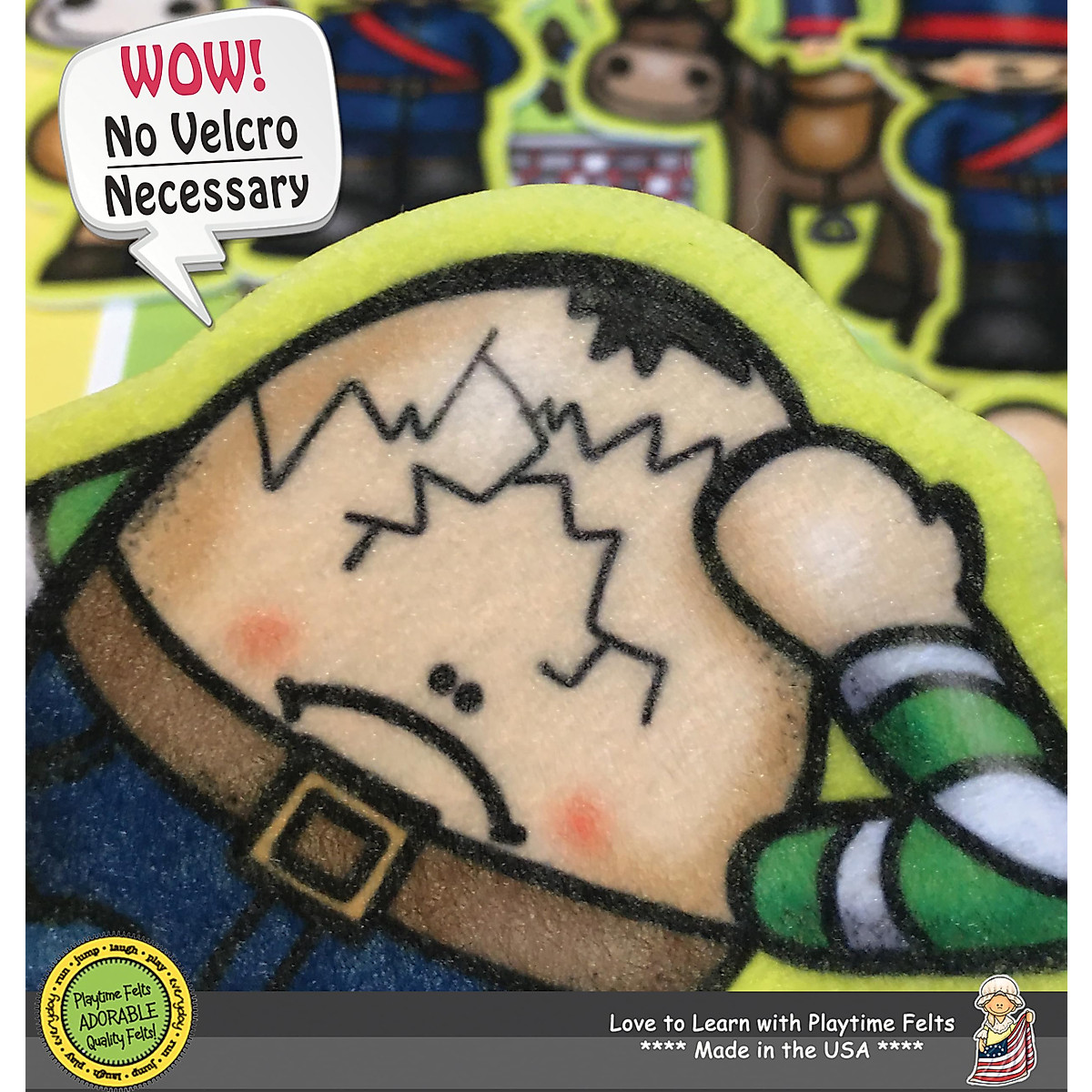 Humpty Dumpty Nursery Rhyme Felt Figures | 8 Adorable Felt Board Pieces for Flannel Board. Perfect for Toddlers, Preschool and Kindergarten - Reusable Felt Board Stories