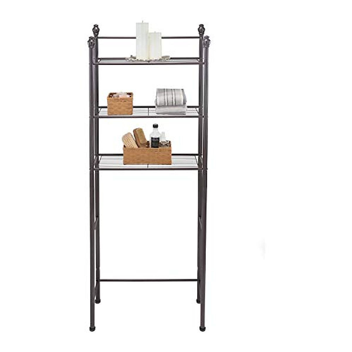 Organize It All 3 Tier Over The Toilet Bathroom Storage Space Saver - Oil Rubbed Bronze (17571W1P)
