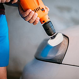 7Pcs Polishing Pads, Car Polisher Buffers Tool Body Repair Buffing Wheels Motorcycle Polishing Disc Ball Mop Wheel Drill Kit with 1/4" Hex Shaft for Diamond Glass Granite Manifold Aluminum Chrome