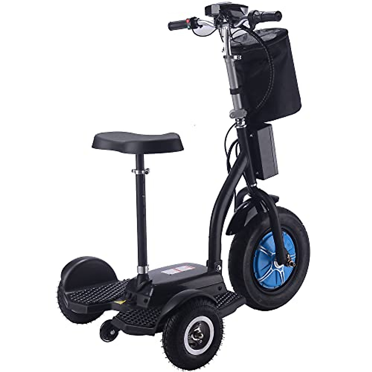 MotoTec Electric Mobility Trike 48v 750w Lithium, Black (MT-TRK-750-Lithium_Black)