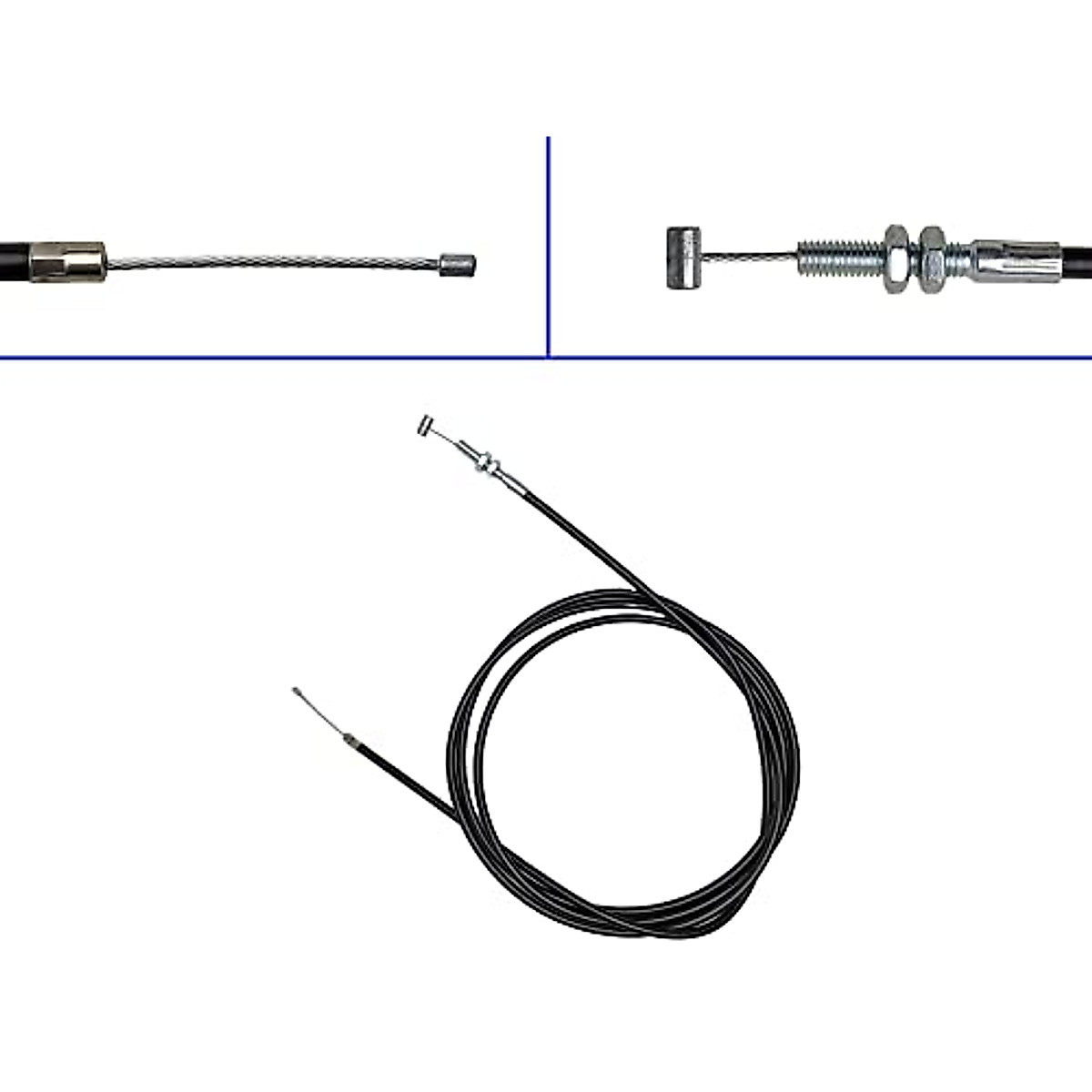 RedCap 75" inch Universal Straight Throttle Cable for 90cc 110cc 125cc Gas Scooter, Go Kart, Kandi, Mini Bike, Dirt Bike Buggy L5C00049FM5020500