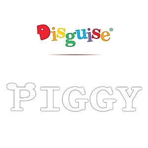 Robby Costume for Kids, Official Piggy Video Game Costume Outfit and Mask, Size (7-8)