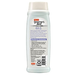 Hartz Groomer's Best Professionals 6-in-1 Dog Shampoo and Conditioner in One, 18 oz