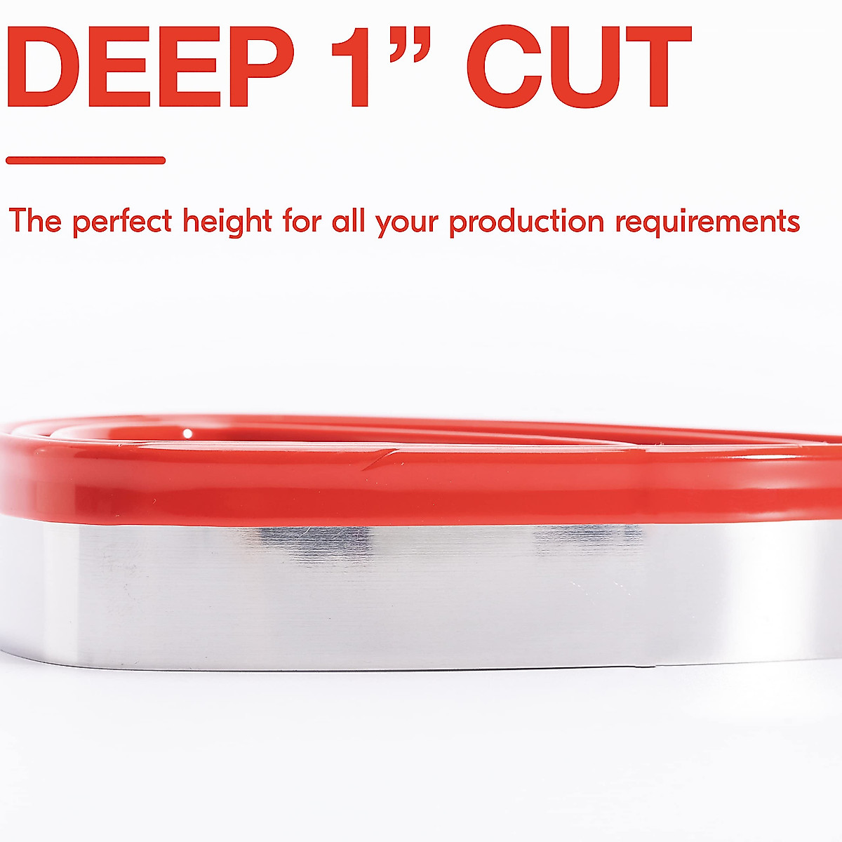 COOKIEQUE 3-Piece Candy Corn Cookie Cutter, Fall Thanksgiving Pumpkin Pie Cookie Cutters, Holiday Cookie Cutters, Unique Design with Protective Red Top PVC