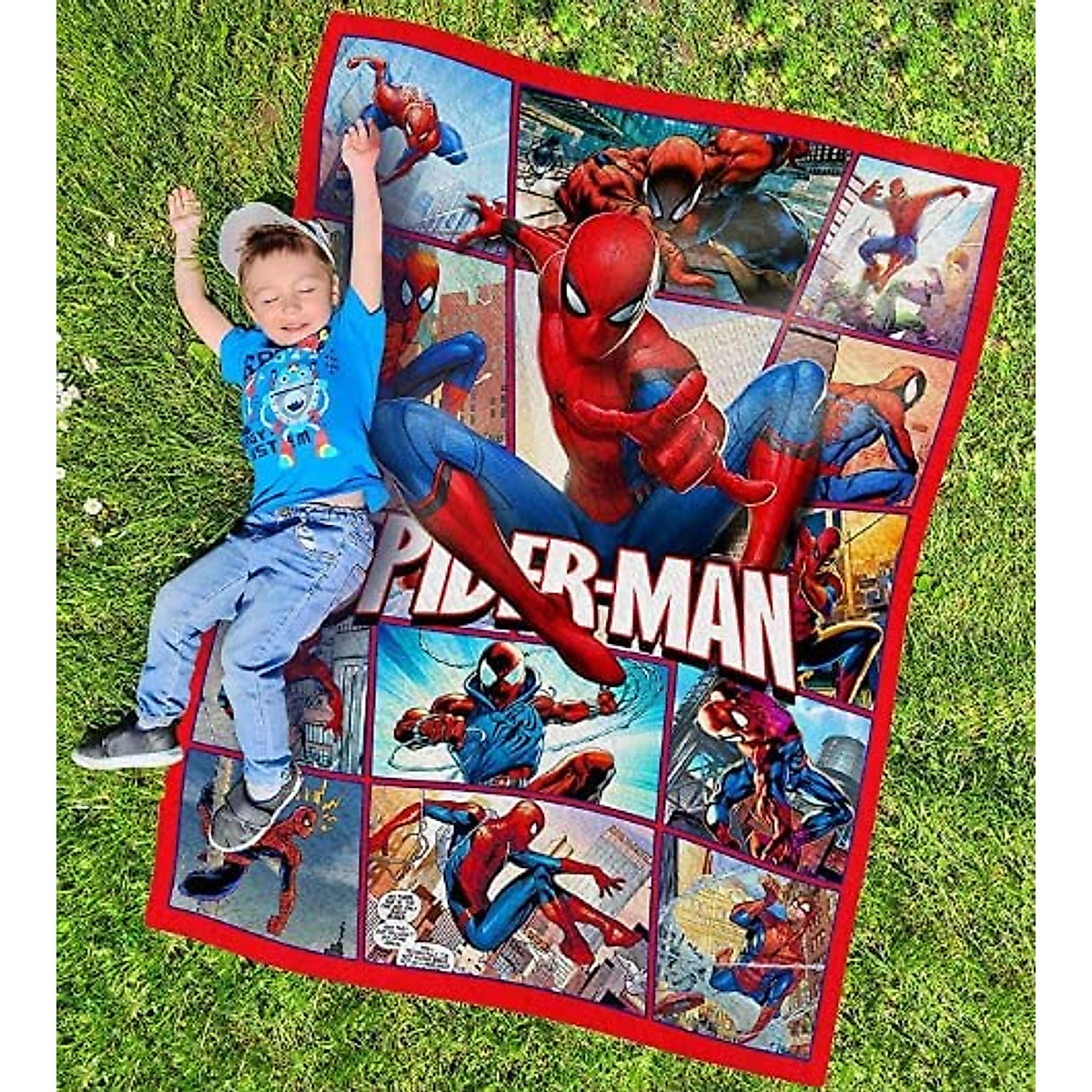 Blanket Flannel Manga Soft Cozy Throw Blanket for Couch Bed Sofa 52"x 62"