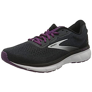 Brooks Women's Trace Neutral Running Shoe - Ebony/Black/Wood Violet - 11.5
