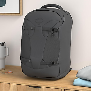Osprey Farpoint 55 Men's Travel Backpack, Tunnel Vision Grey