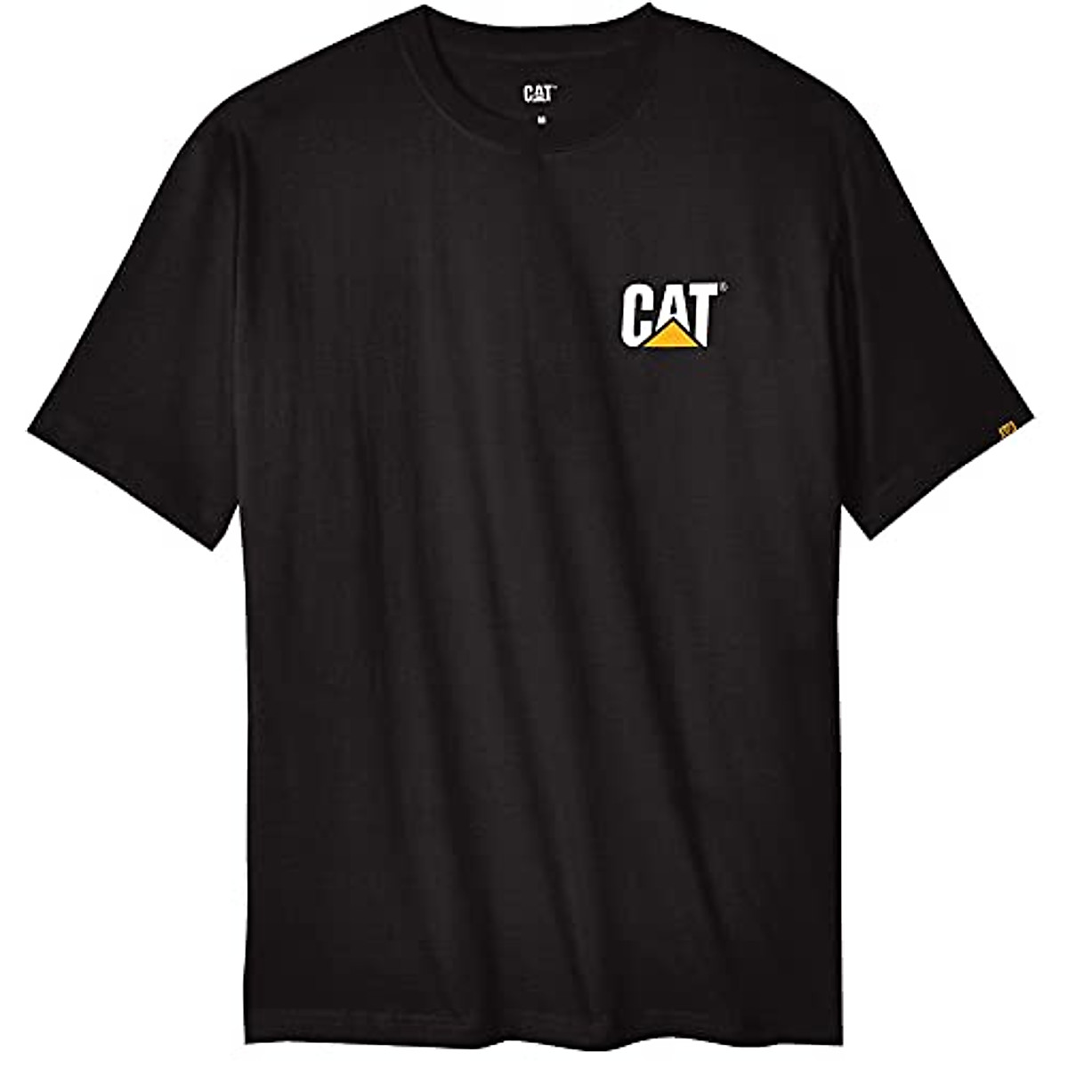 Caterpillar Men's Trademark T-Shirt (Regular and Big & Tall Sizes), Black, X Large